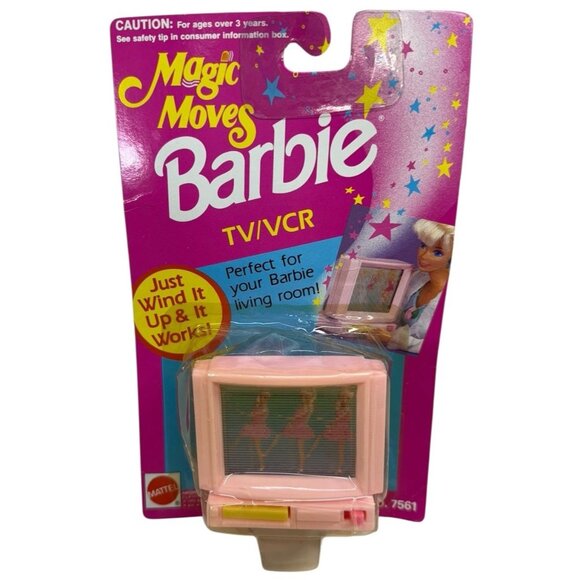 Mattel | Toys | Vintage 992 Barbie Magic Moves Tvvcr 7561 Wind Up ...